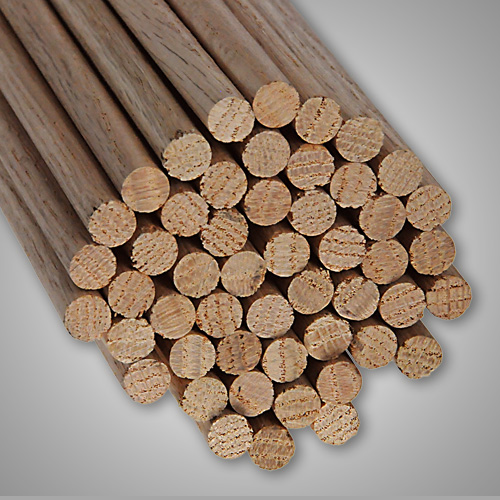 1 2 Oak Dowel Rods X 48 All Sizes Woods At Caldowel Quality